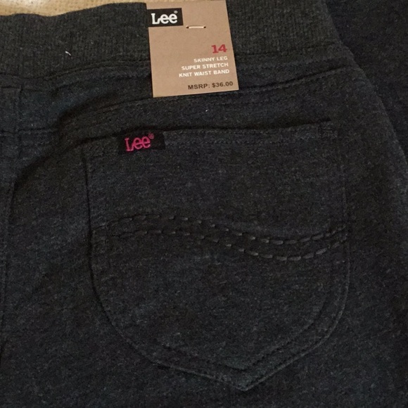 Lee | Bottoms | Nwt Girls Size 4 Cotton Pants Skinny Leg Stretch | Poshmark